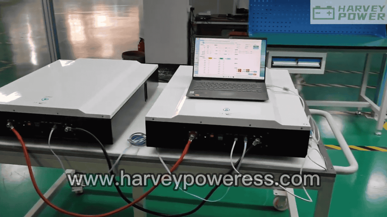 48V172Ah Powerwall Battery Parallel Connection Test - HARVEYPOW